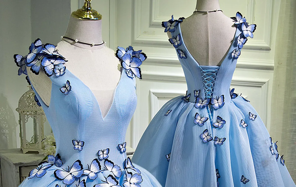Fairy-Tale Prom Night with Butterfly-Themed Dance Dresses - VQ