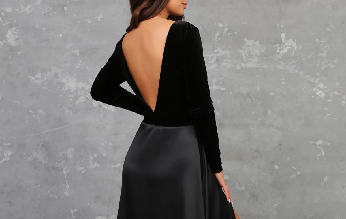 V-back Formal Dresses, Low V Back Evening Prom Gowns - VQ