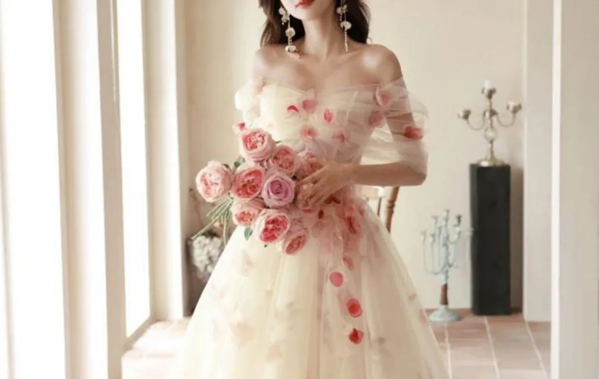 Flower Formal Dresses, Flower Pattern Special Occasion Gowns - VQ