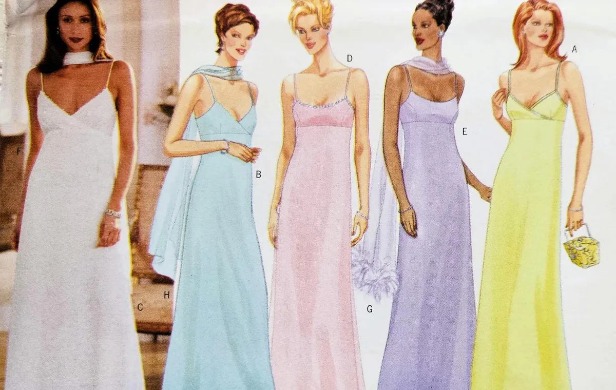 Empire Waist Formal Dresses, Empire Line Evening Prom Gowns - VQ