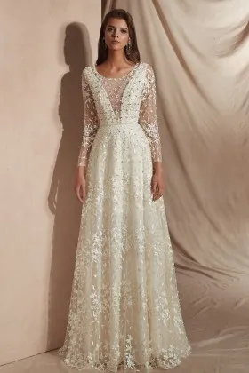 Pearl Formal Dresses, Pearl Embellished Evening & Prom Gowns - VQ